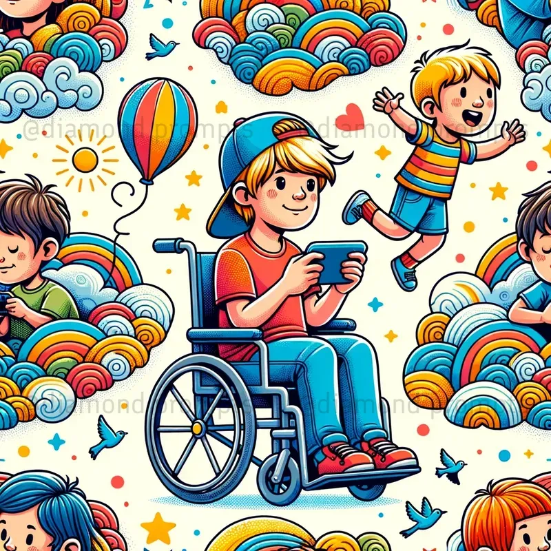 Cartoon Patterns For Kids DALL·E Prompt | PromptBase