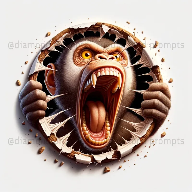 Comical Animal Antics For Tshirts DALL·E Prompt | PromptBase