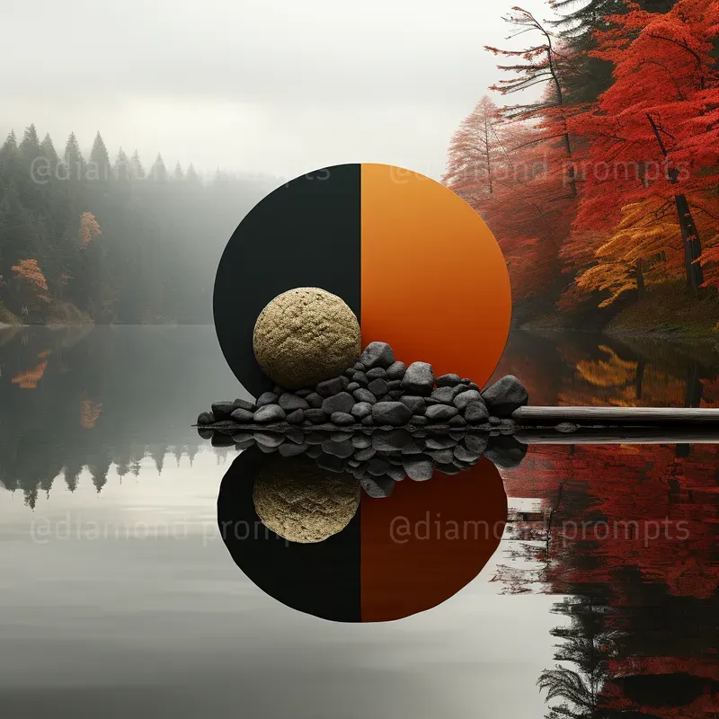 Serenities In Water And Woods Midjourney Prompt | PromptBase