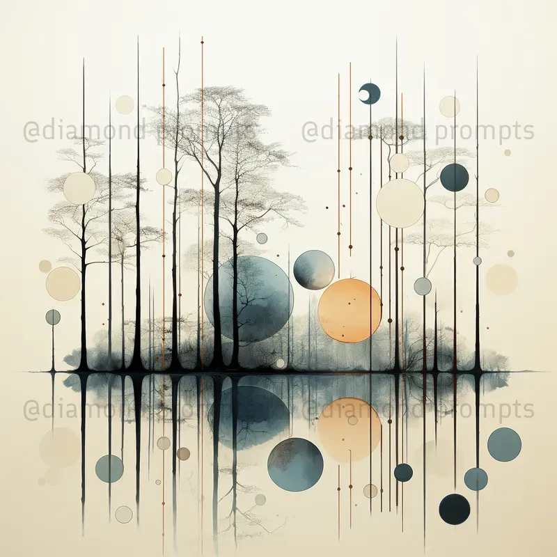 Serenities In Water And Woods Midjourney Prompt | PromptBase