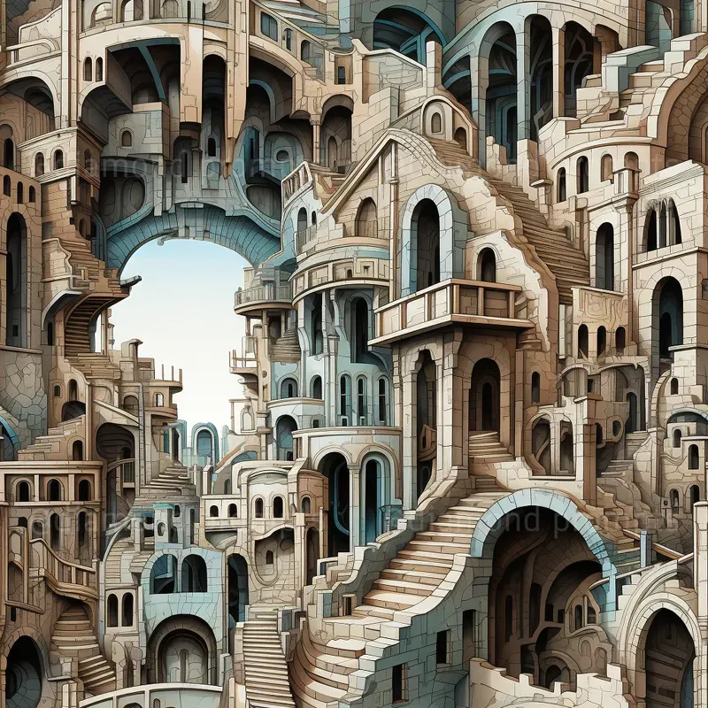 Geometric Enigma Patterns Midjourney Prompt | PromptBase