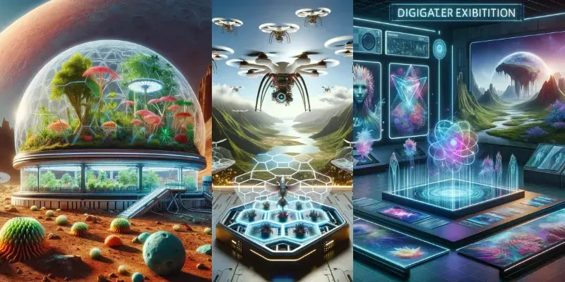 Visions Of Years 2100 DALL·E Prompt | PromptBase