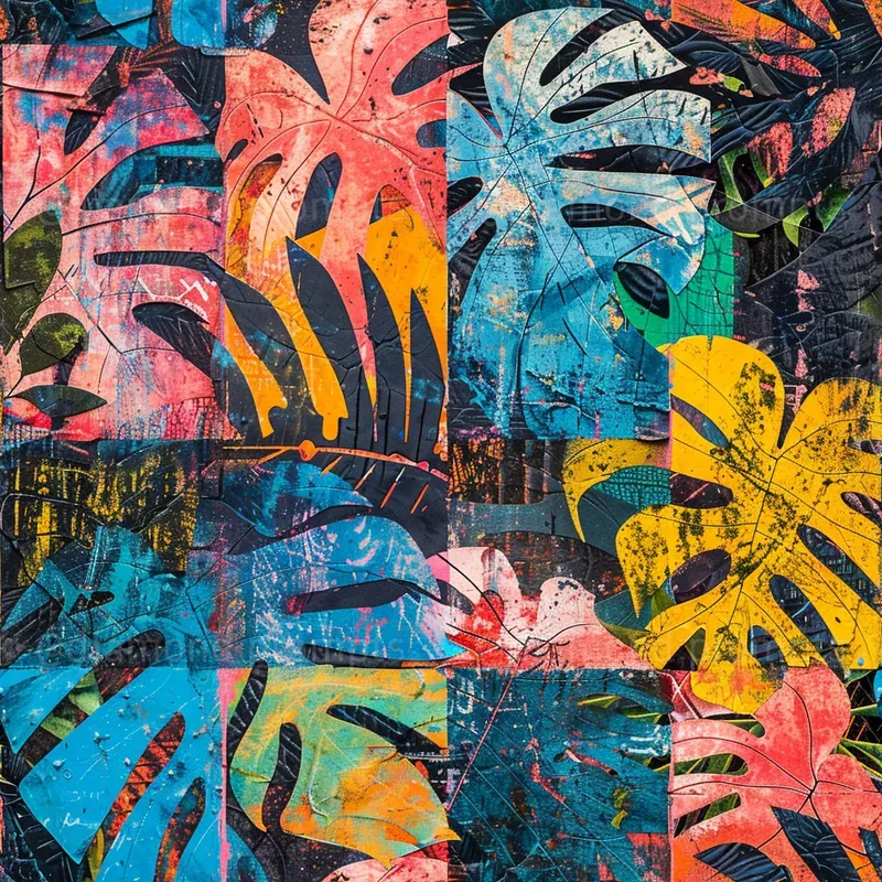 Flora Fusion Patterns Midjourney Prompt | PromptBase