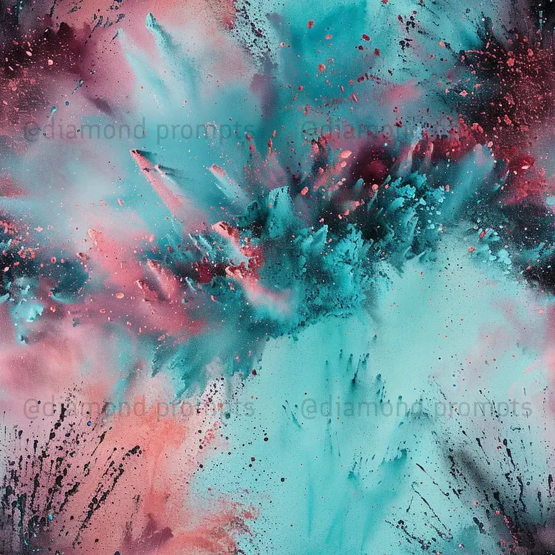 Dynamic Splatter Patterns Midjourney Prompt | PromptBase