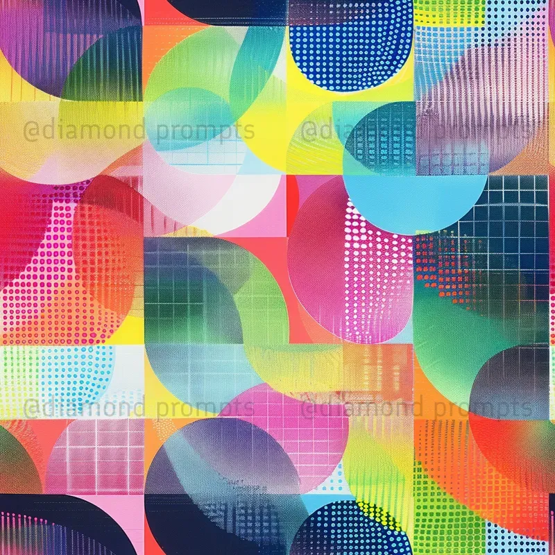 Dynamic Dot Art Patterns Midjourney Prompt | PromptBase