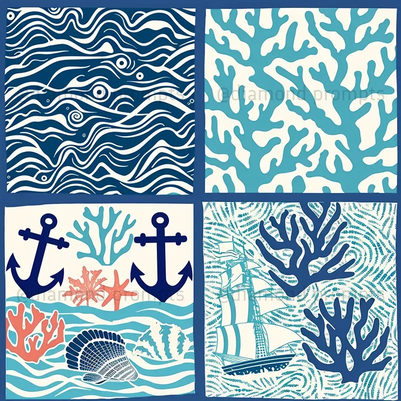 Vibrant Quadrant Pattern Collections Midjourney Prompt | PromptBase