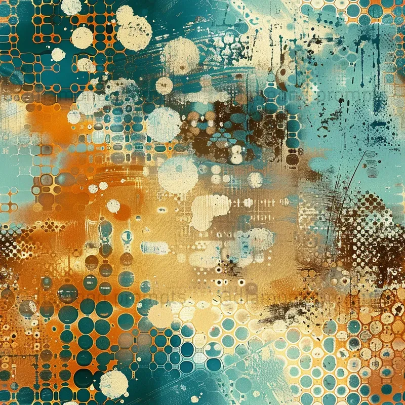 Vibrant Splatter Patterns Midjourney Prompt | PromptBase