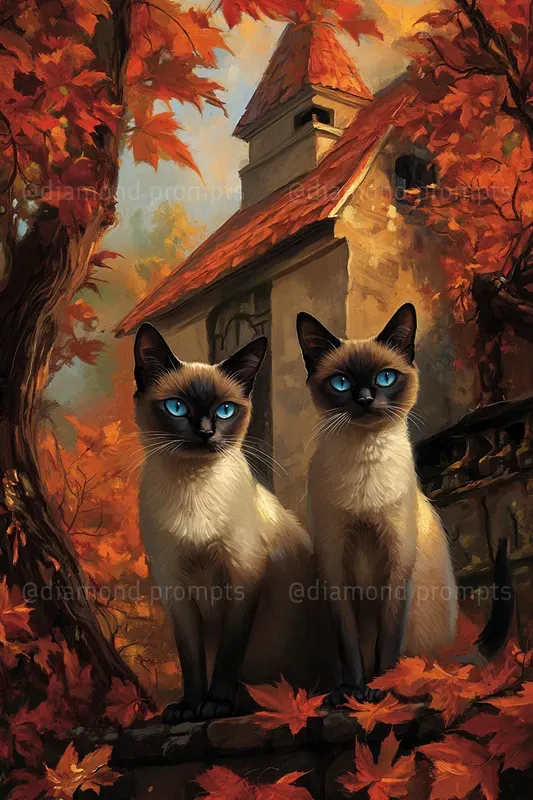 Cozy Creatures In Fall Midjourney Prompt | PromptBase