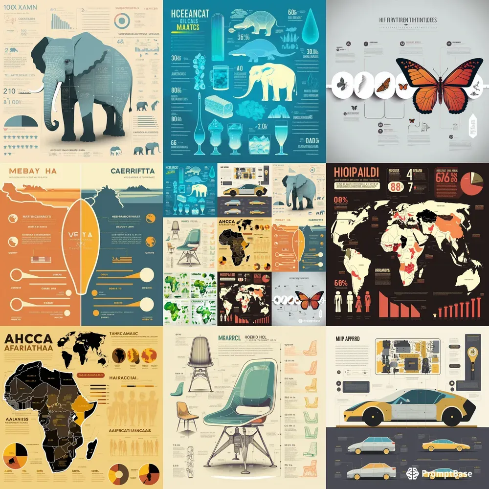 Creative Infographic Design Templates Midjourney Prompt | PromptBase