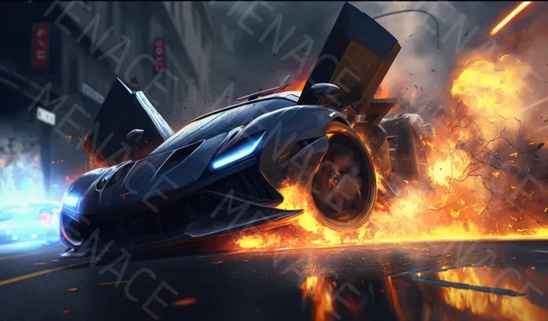 Exploding Cars Highly Detailed And Real Midjourney Prompt | PromptBase