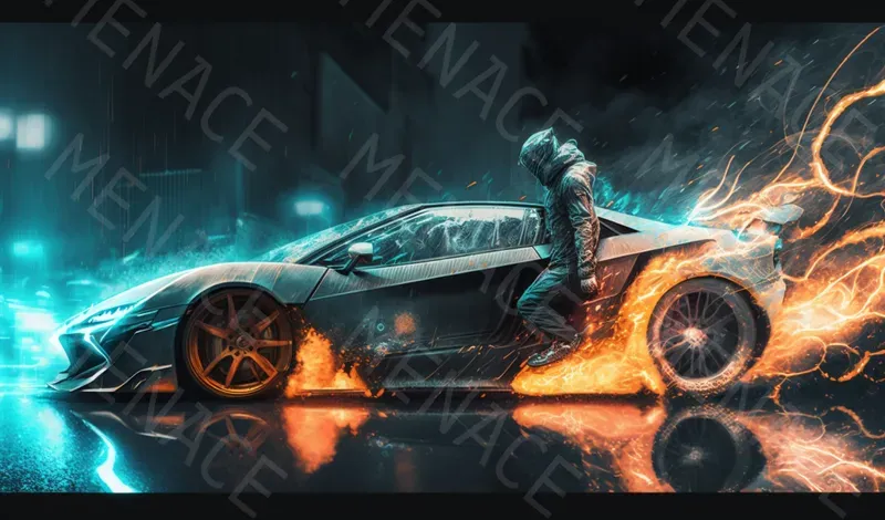 Exploding Cars Highly Detailed And Real Midjourney Prompt | PromptBase