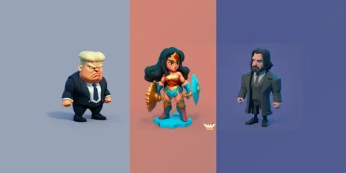 Clash Of Clans Style 3D Characters Midjourney Prompt | PromptBase