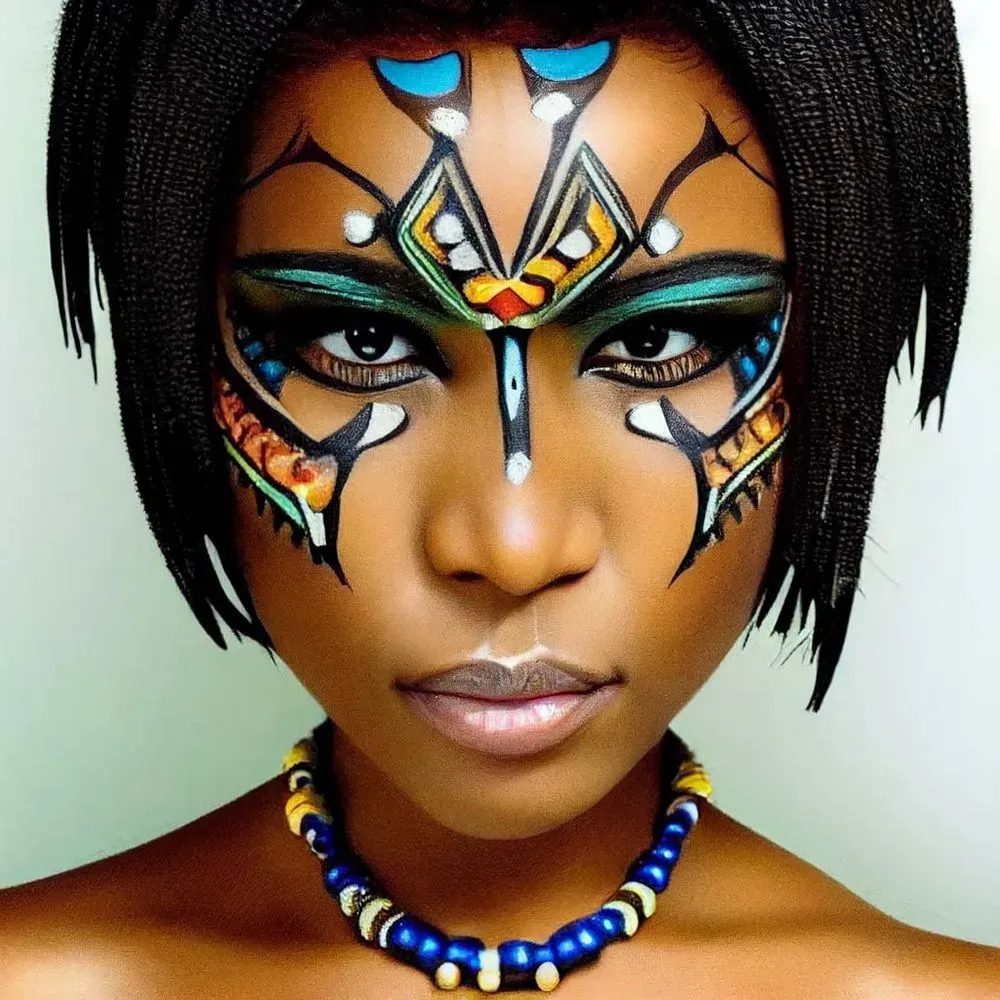 Face Painting Models Midjourney Prompt | PromptBase