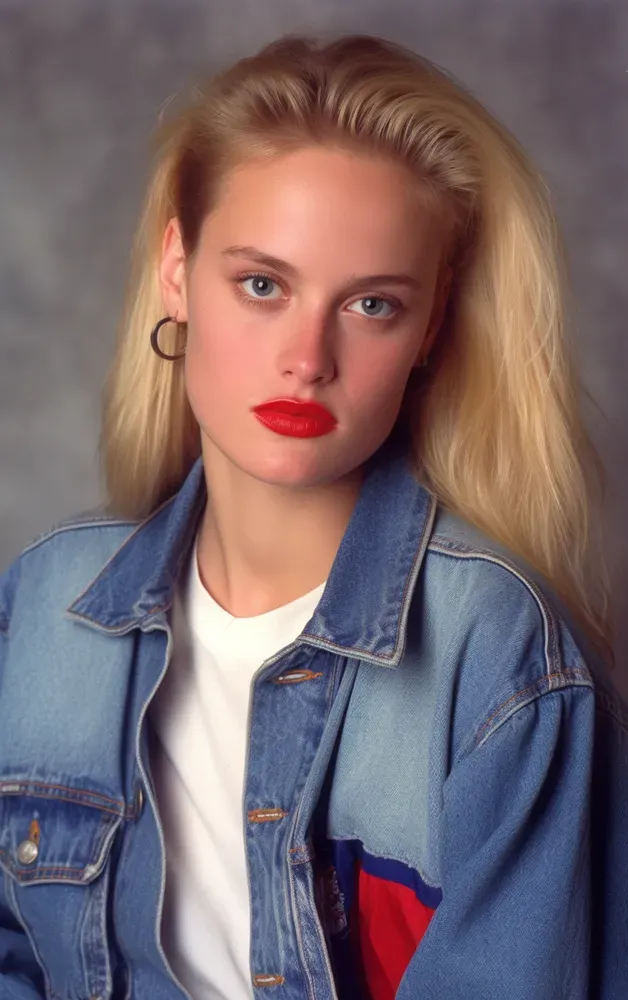 1990s Mall Glamour Shot Photography Midjourney Prompt | PromptBase