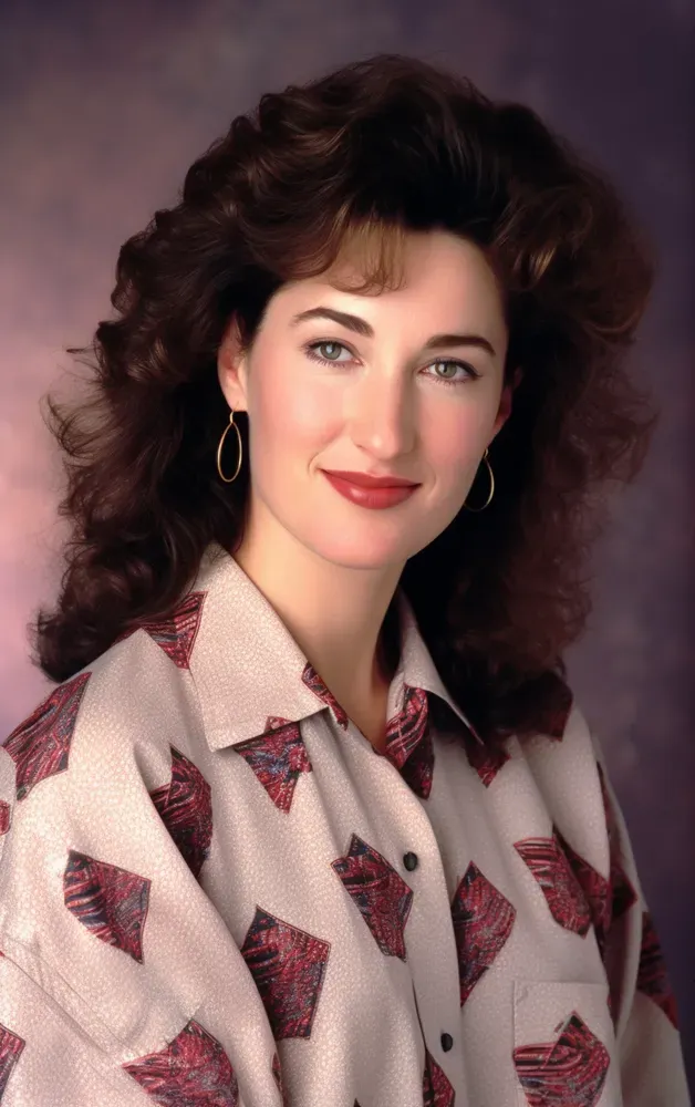 1990s Mall Glamour Shot Photography Midjourney Prompt | PromptBase