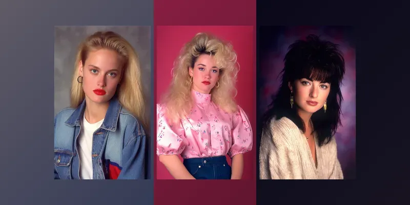 1990s Mall Glamour Shot Photography Midjourney Prompt | PromptBase
