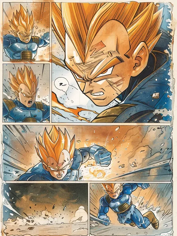 Comic Book Panels And Pages Midjourney Prompt | PromptBase