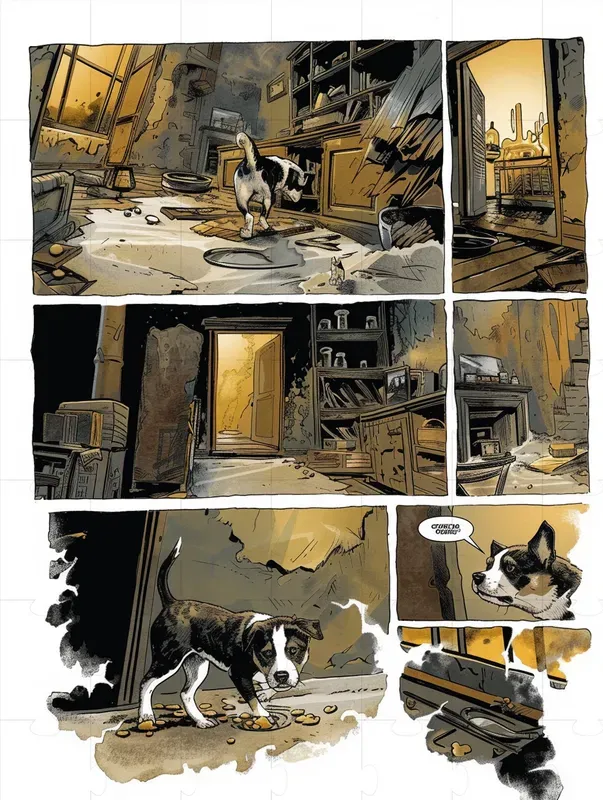 Comic Book Panels And Pages Midjourney Prompt | PromptBase