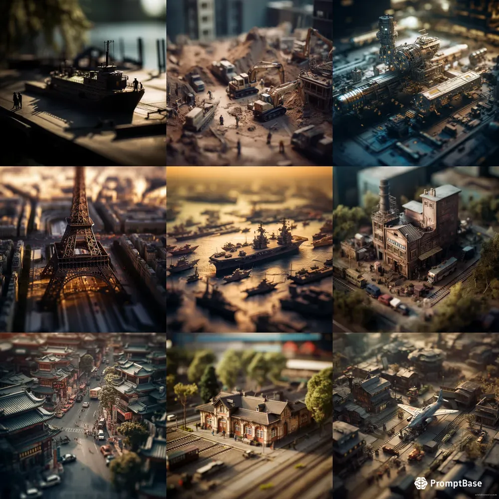 Miniatures Scenes Midjourney Prompt | PromptBase