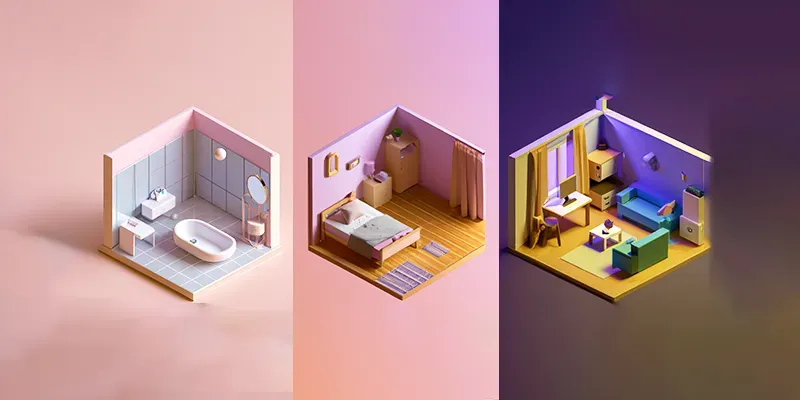 Mini Rooms DALL·E Prompt | PromptBase