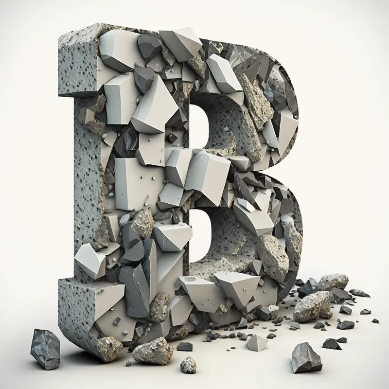 Beautiful Textured 3D Lettering Midjourney Prompt | PromptBase