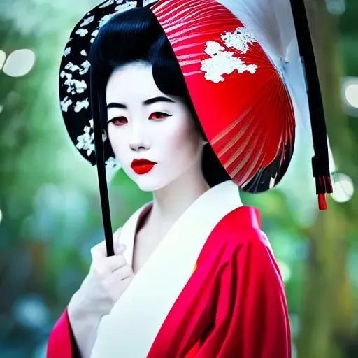 Beautiful Geisha Prompt | PromptBase