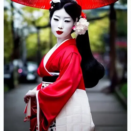 Beautiful Geisha Prompt | PromptBase