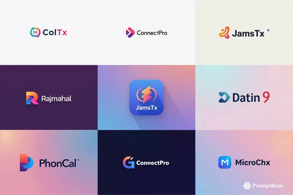 Custom Mobile App Logo Designs FLUX Prompt | PromptBase