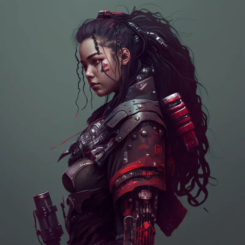 Cyberpunk Samurai Girls Midjourney Prompt | PromptBase