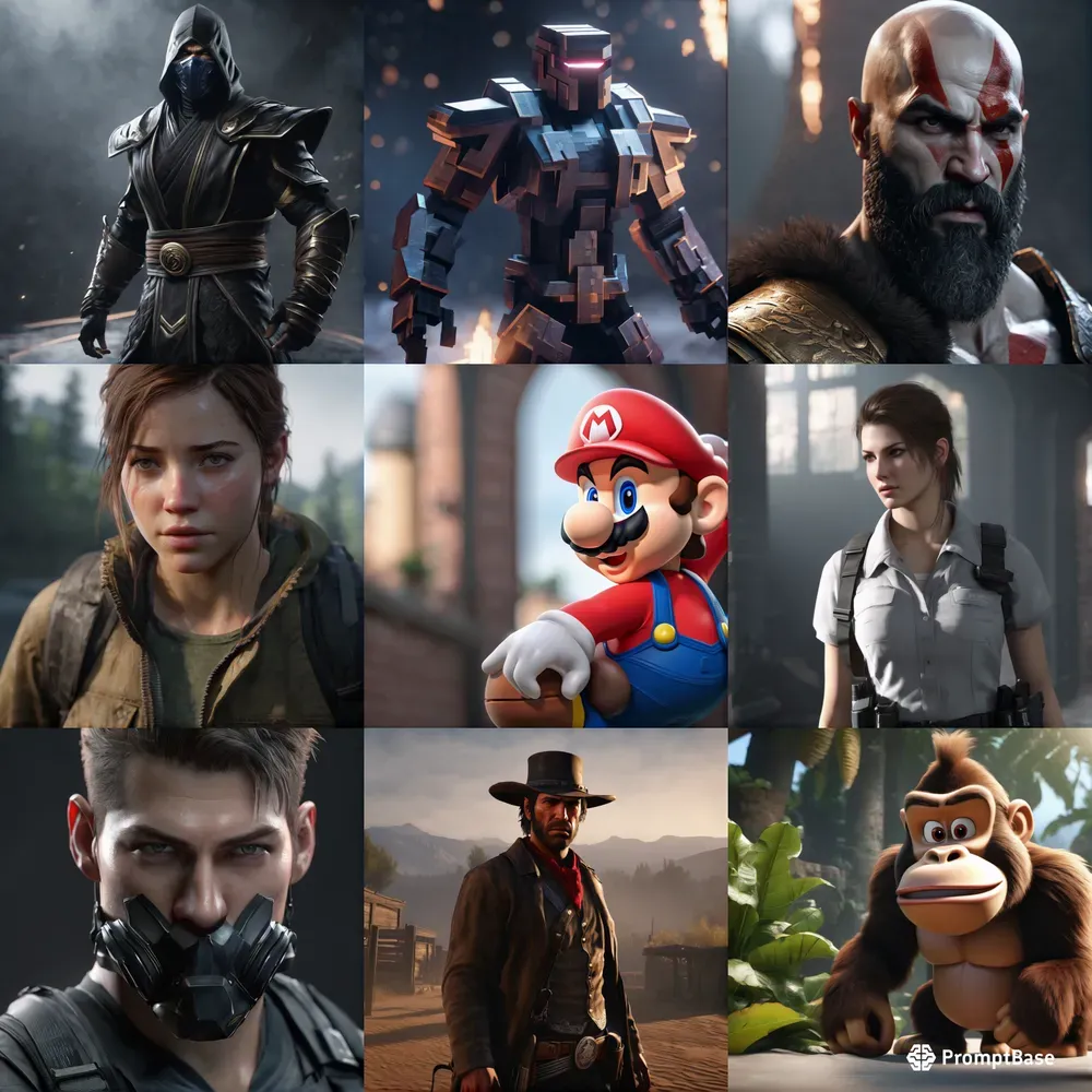 Advanced Game Characters Stable Diffusion Prompt | PromptBase