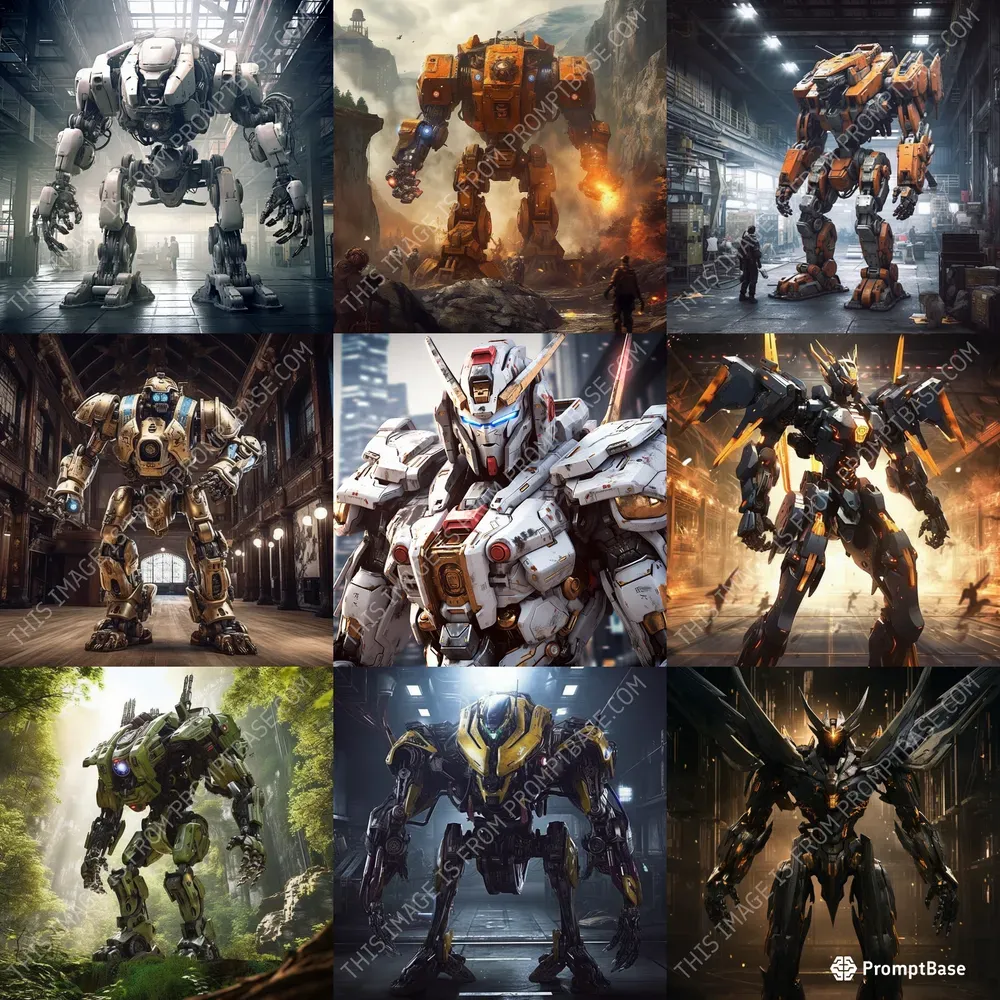 Popular Mechs And Robots Midjourney Prompt | PromptBase