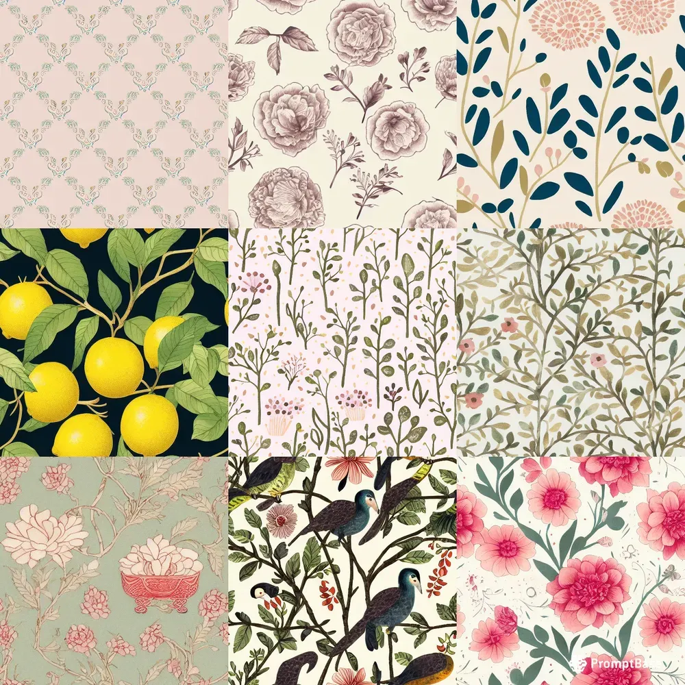 Noble Neutral Seamless Wallpapers Midjourney Prompt | PromptBase