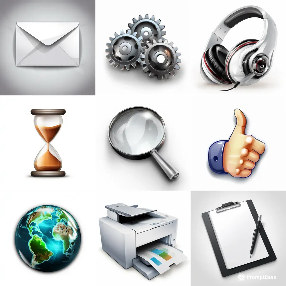 High Resolution Web Icons Midjourney Prompt | PromptBase