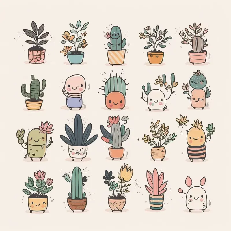 Cute Pastel Sticker Packs Midjourney Prompt | PromptBase