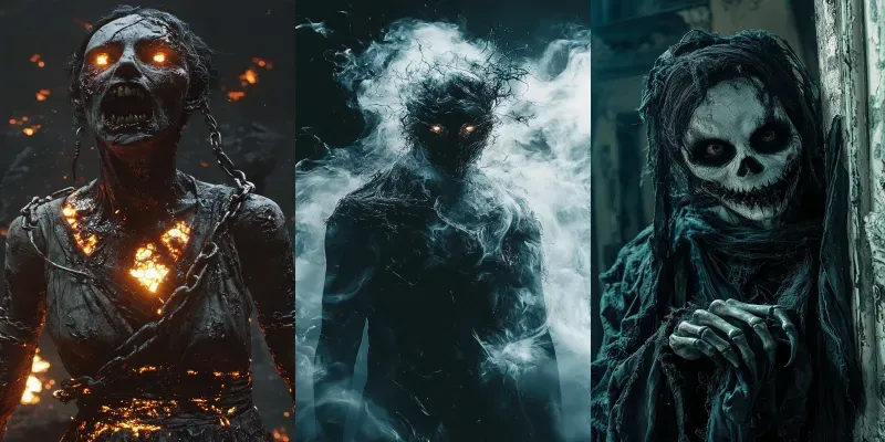 Terrifying Horror Movie Characters Generator App | PromptBase