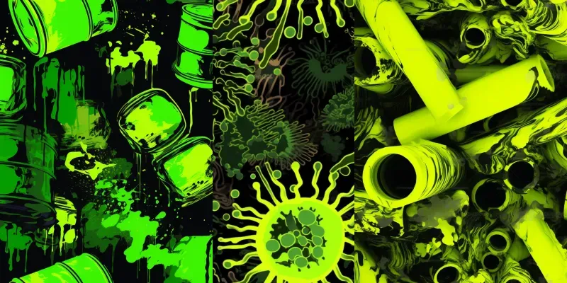 Toxic Seamless Patterns Midjourney Prompt | PromptBase