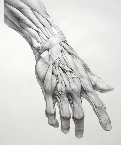 Detailed Pencil Sketch Anatomy App | PromptBase