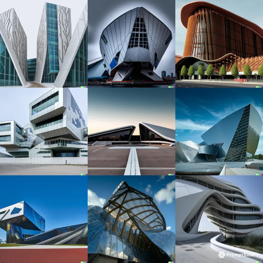 Random Futuristic Buildings DALL·E Prompt | PromptBase
