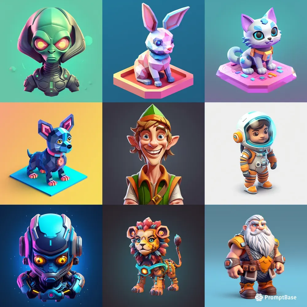 Custom Digital Avatar Creations Midjourney Prompt | PromptBase