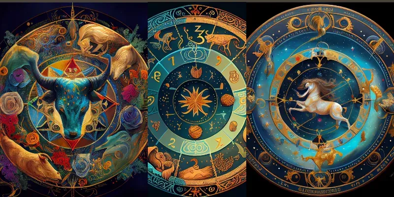 Stunning Zodiac Sign Graphic Design Midjourney Prompt | PromptBase