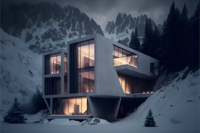 Modern Architecture Renders Midjourney Prompt | PromptBase