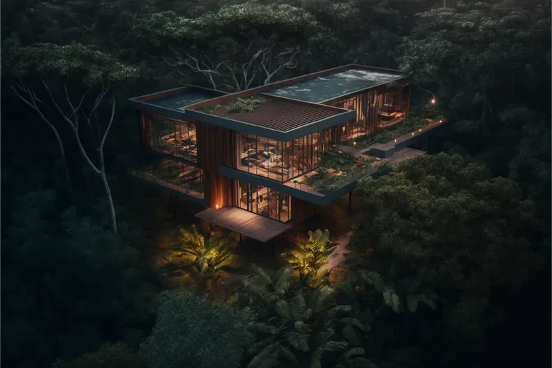 Modern Architecture Renders Midjourney Prompt | PromptBase