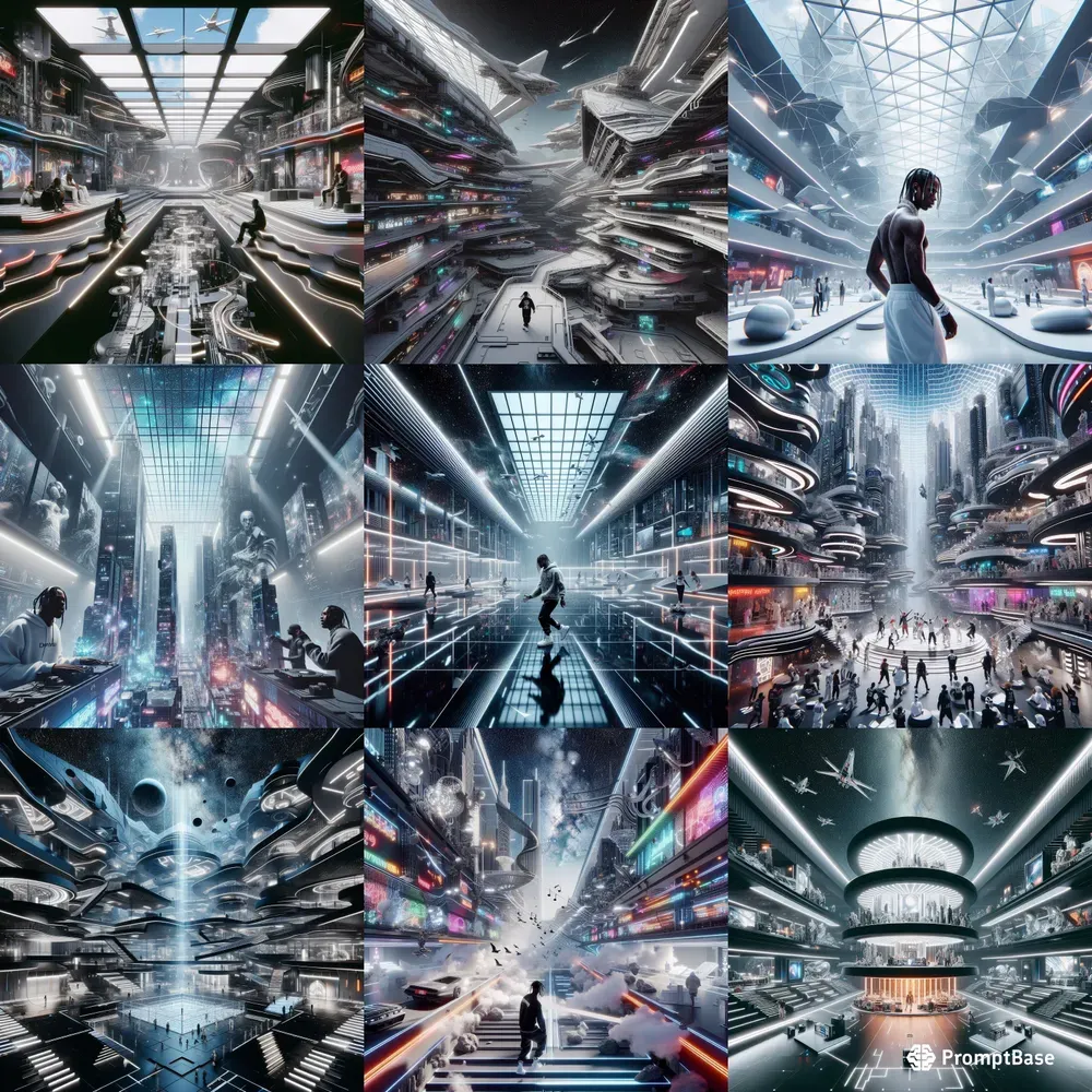 Futuristic Rap Culture Fusion DALL·E Prompt | PromptBase