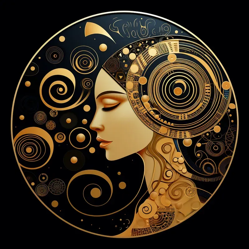 Circular Shape Pics Profiles Midjourney Prompt | PromptBase