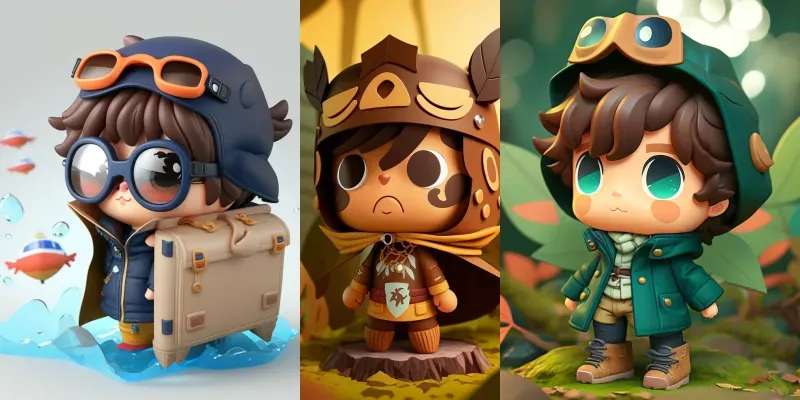 Cute Miniature Characters Midjourney Prompt | PromptBase