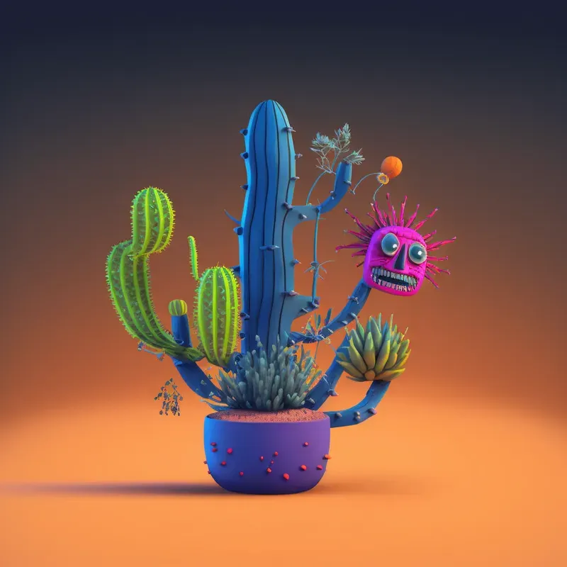Pixar 3D Plants Midjourney Prompt | PromptBase