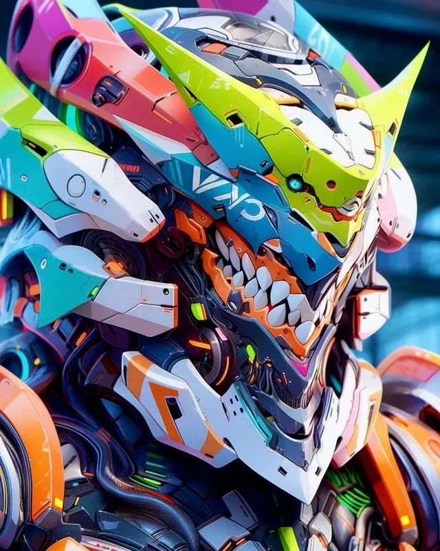 Anime Mech Warrior Portraits Midjourney Prompt | PromptBase