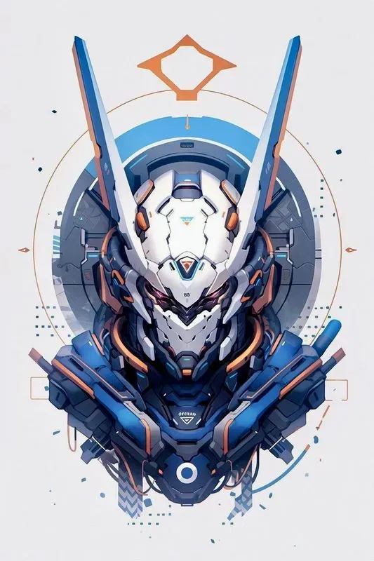 Anime Mech Warrior Portraits Midjourney Prompt | PromptBase