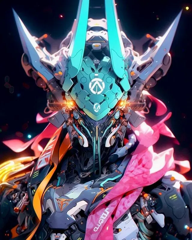 Anime Mech Warrior Portraits Midjourney Prompt | PromptBase