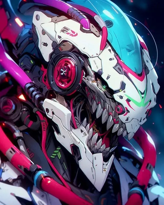 Anime Mech Warrior Portraits Midjourney Prompt | PromptBase